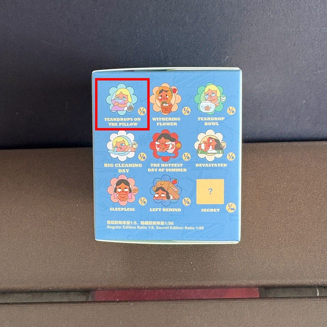 [teardrops on the pillow] CRYBABY Sad Club Series-Fidget Spinner blind ...