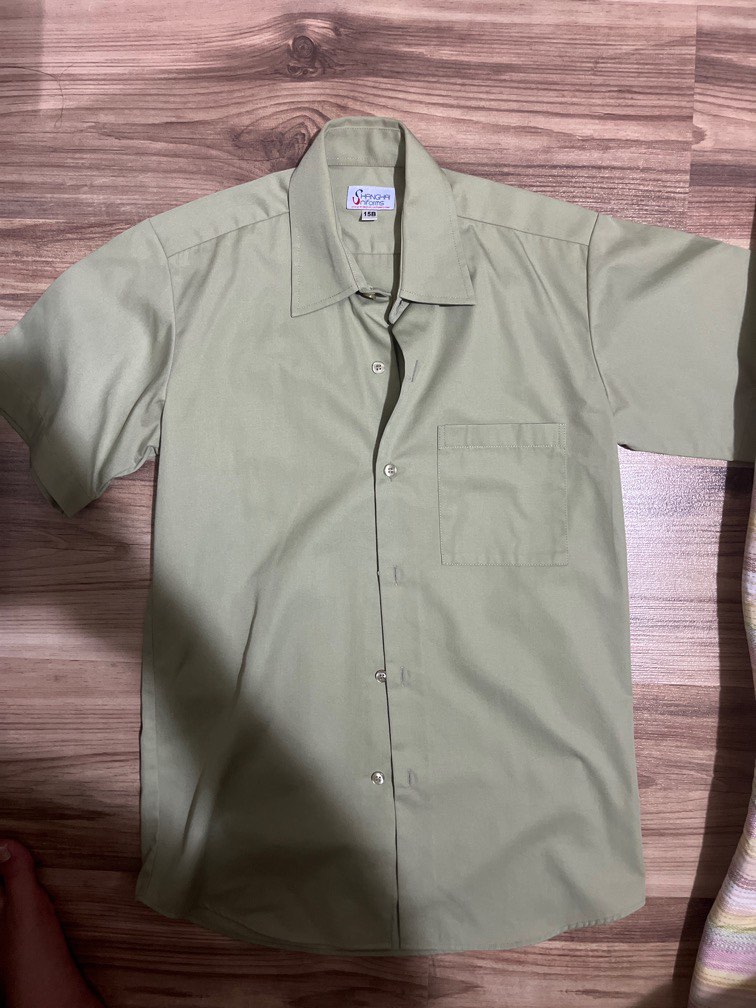 Temasek JC uniform top size 15B, Men's Fashion, Tops & Sets, Shirts on ...