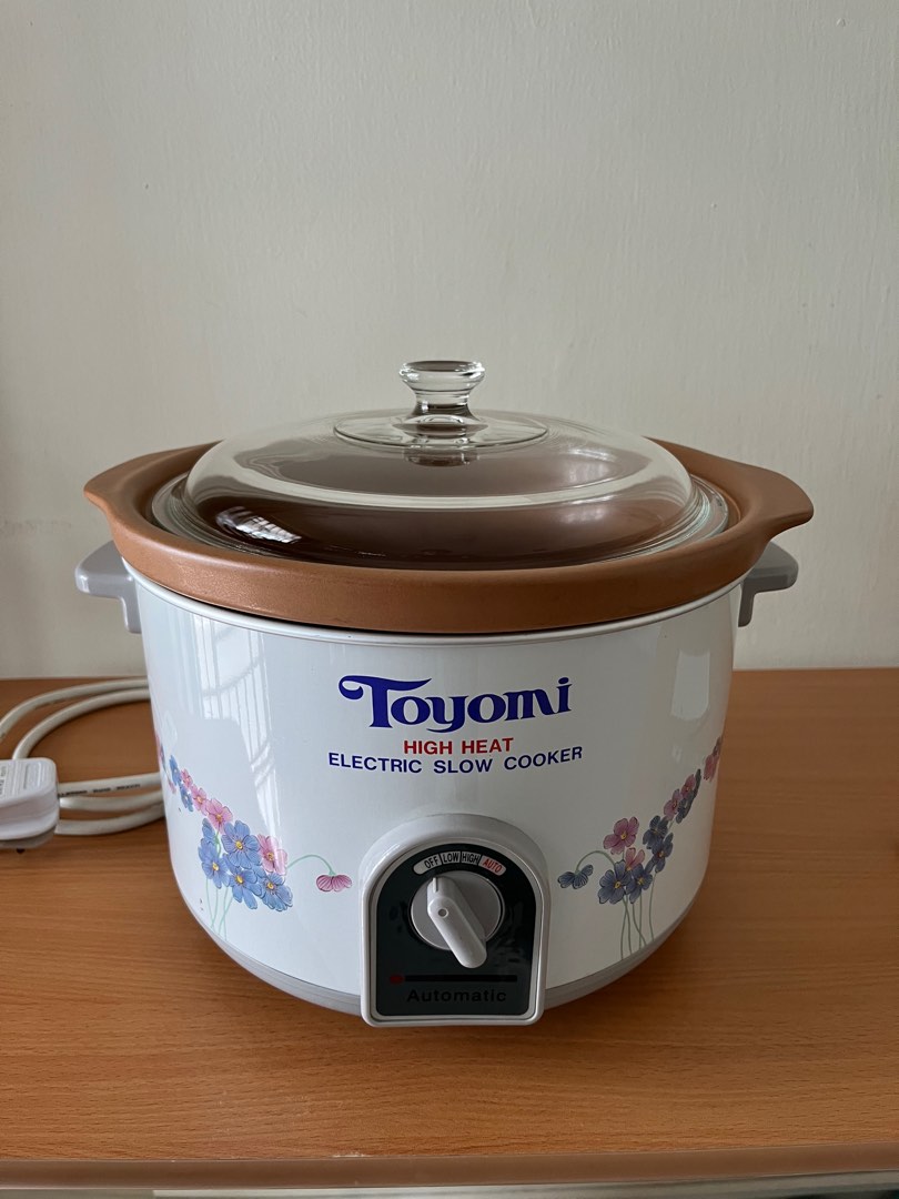 Toyomi Slow cooker 4.7 litres, TV & Home Appliances, Kitchen Appliances ...