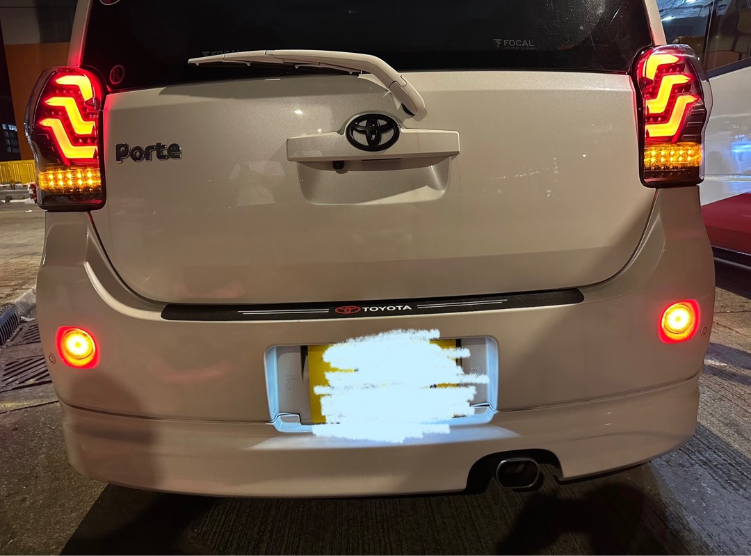 Toyota Porte Spade V仔尾燈 台灣制, 汽車配件, 電子配件 - Carousell