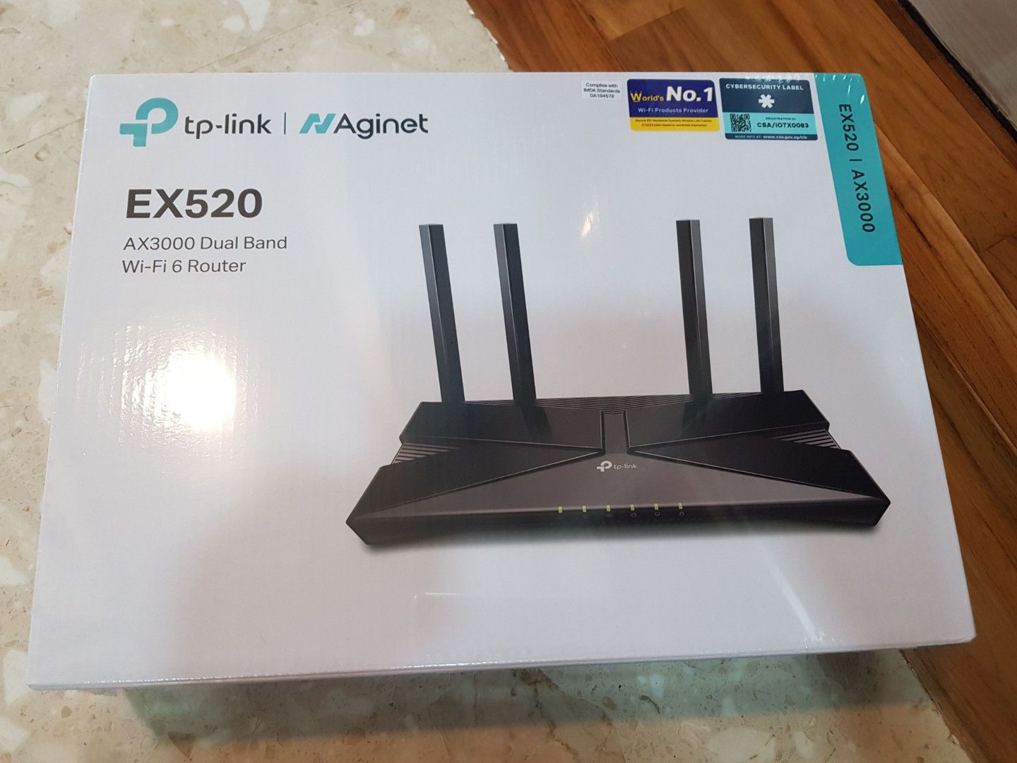 TP-Link Wifi Router EX 520 AX3000 Dual band wifi6, Computers & Tech ...