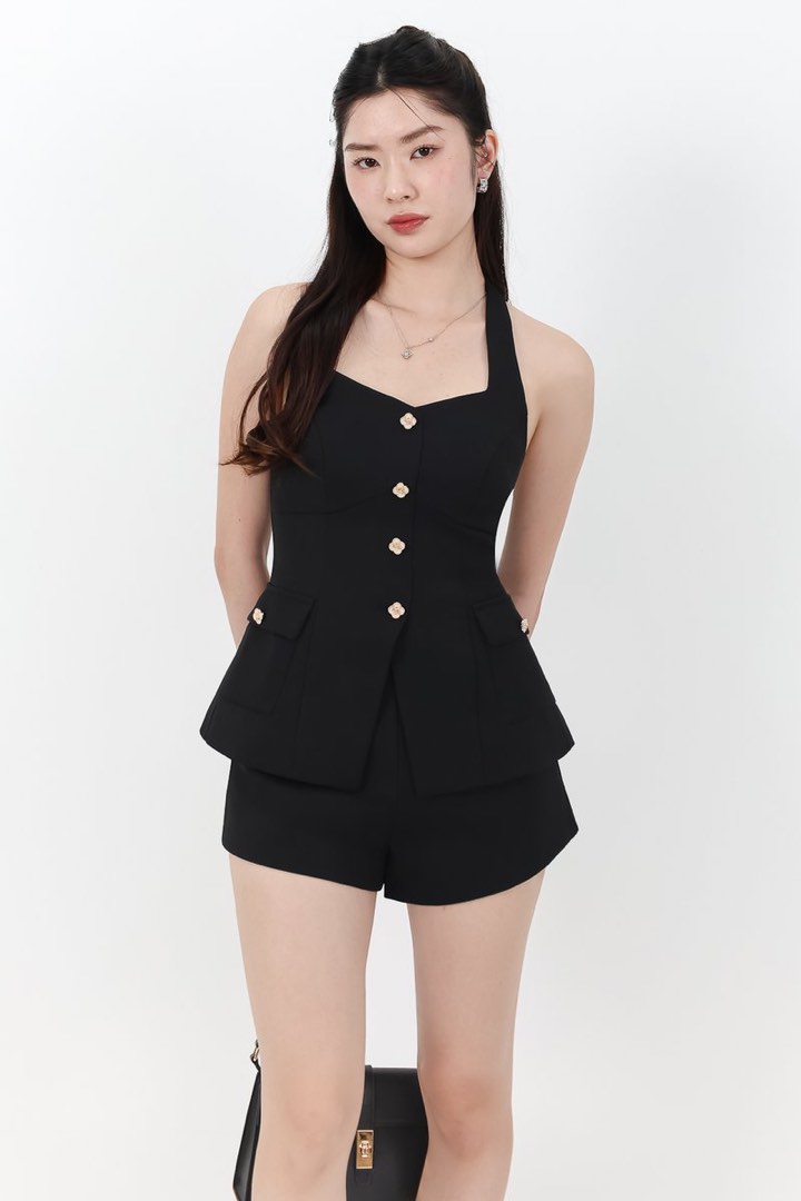 tss cleef co-ord set in black, Women's Fashion, Dresses & Sets, Sets or ...