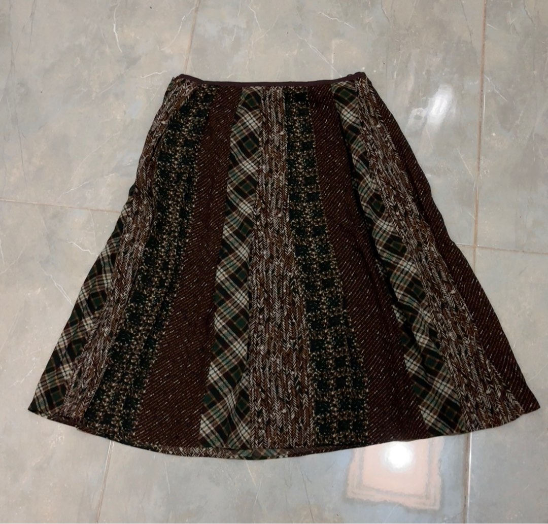 🍊[UPDATE 10/04/25 ] midi rare item, SKIRT patchwork, y2k, rok vintage ...
