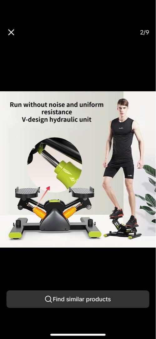 V shaped step pedal exercise, Sports Equipment, Exercise & Fitness ...