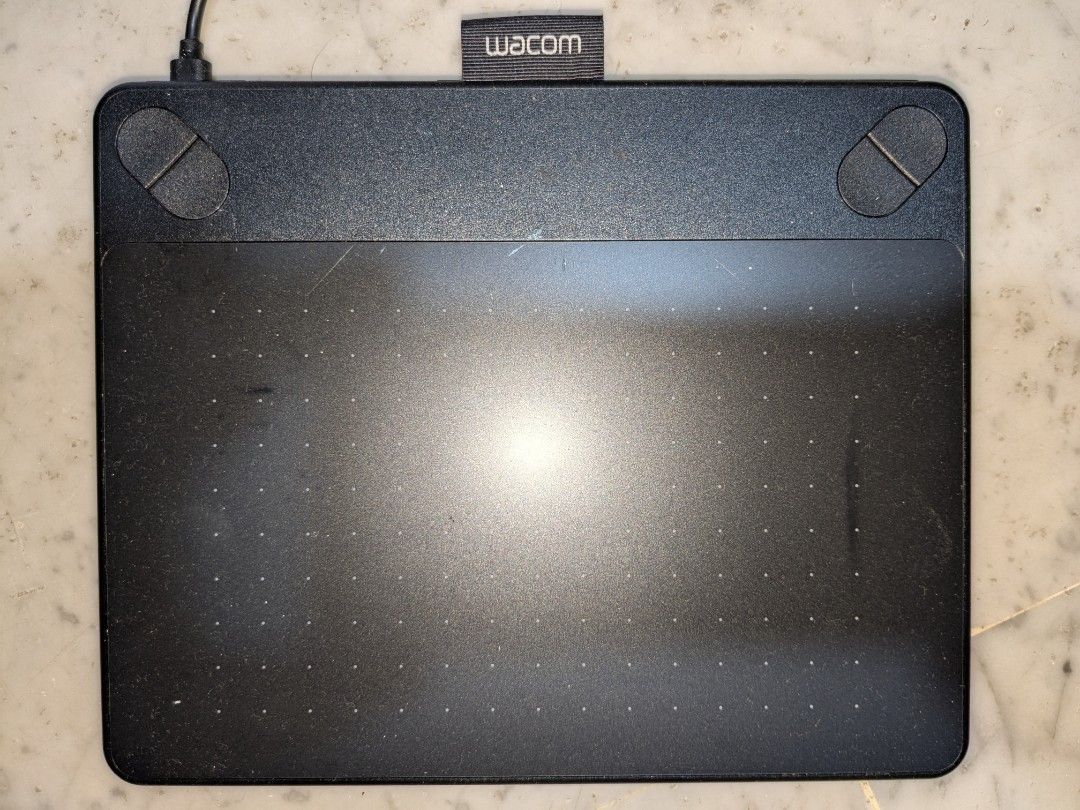 Wacom Intuos 9-inch drawing tablet cth-490 cth490 no pen no stylus ...