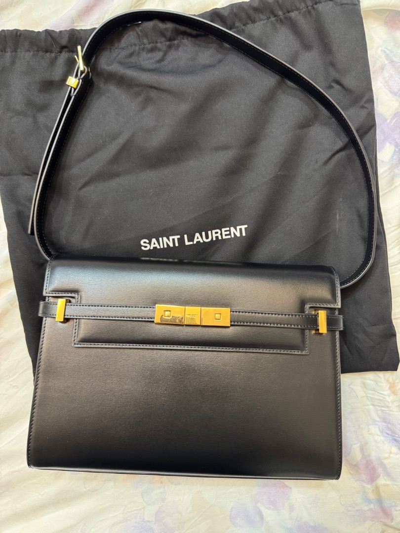 YSL Manhattan Box Medium Bag, Women's Fashion, Bags & Wallets, Shoulder ...