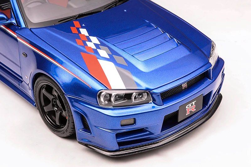 Motorhelix - 1/18 Nissan Skyline GT-R R34 Nismo Customized Decal JDM ...