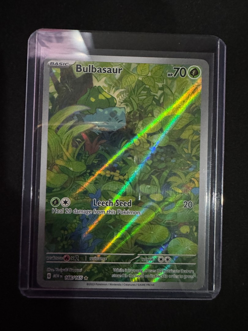 151 Bulbasaur Illustration Rare English, Hobbies & Toys, Toys & Games ...