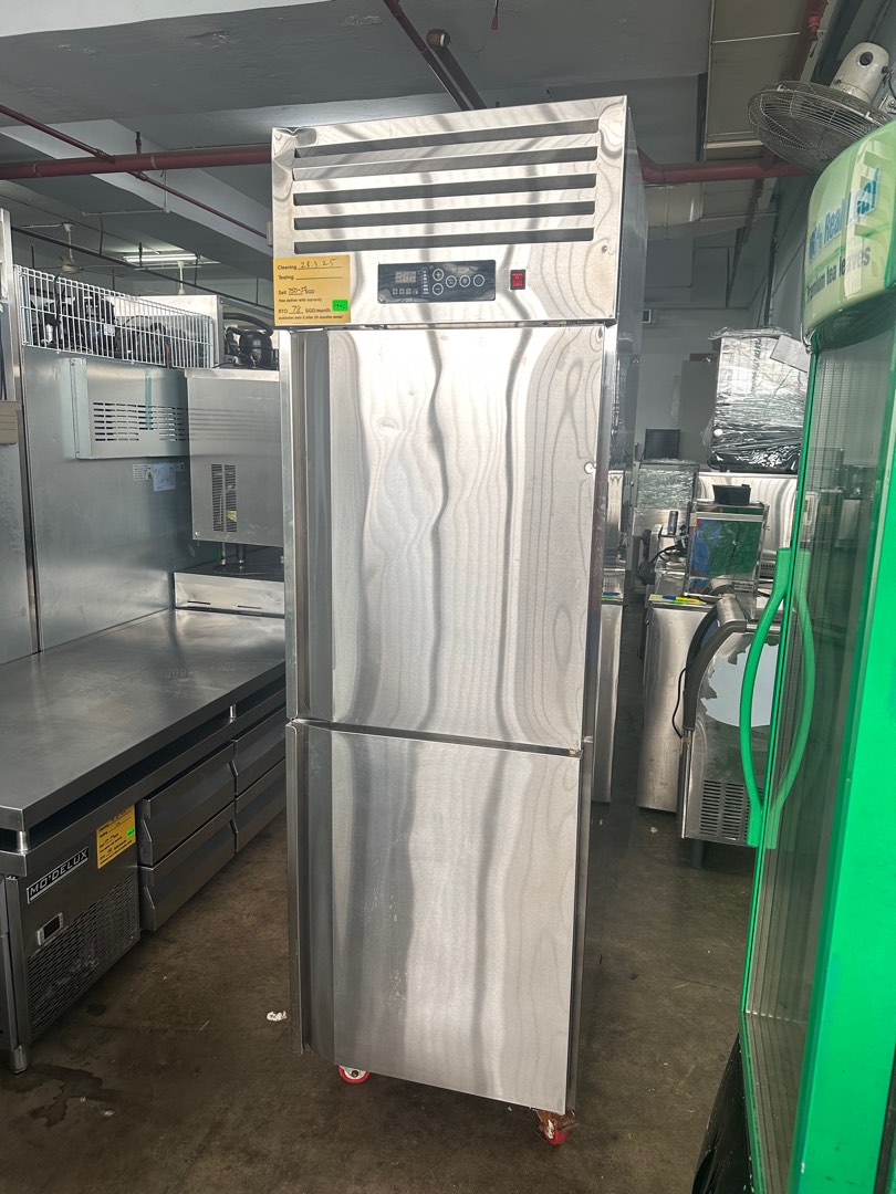 2 Door Upright Chiller. Auto defrosting. Free deliver with 3 months ...