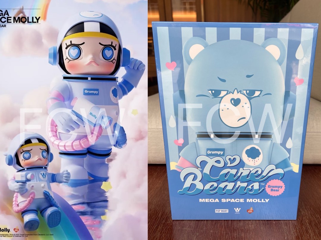 400% MEGA SPACE MOLLY MEGA 易怒熊 GRUMPY BEAR carebear care bear ...