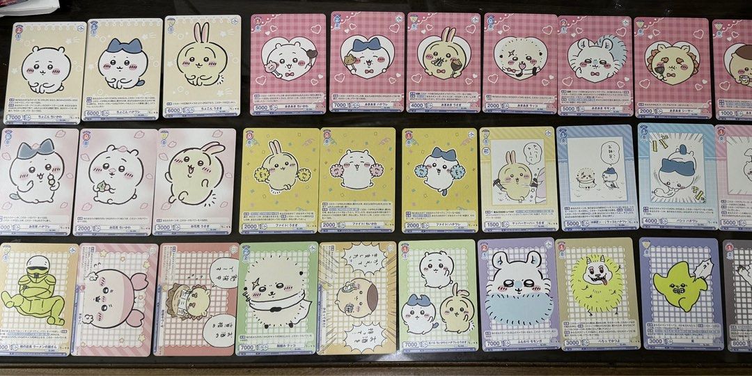 最新 Chiikawa WSB 第二代 全套N卡37張 吉伊卡哇 ちいかわ 小可愛 兔兔 小八貓 小桃 栗子饅頭 獅薩 古本屋 tcg card, 興趣及遊戲, 玩具 & 遊戲類 ...