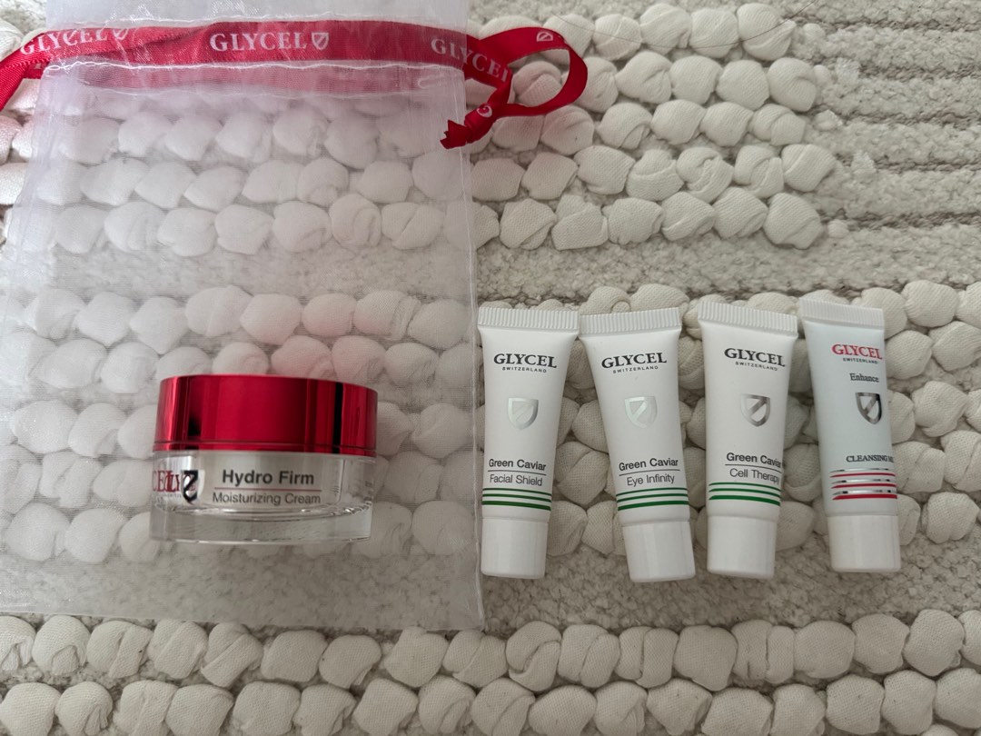 包郵 Glycel Green Caviar eye facial cleansing Sample Hydro Firm Cream 綠魚子 ...