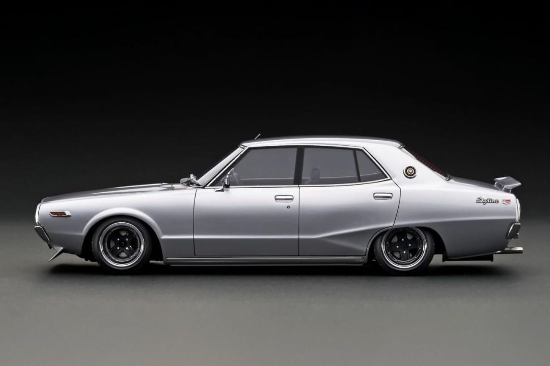 全新日版 1/18 Skyline 2000 GT-X GC110 Silver ignition model diecast NISSAN ...