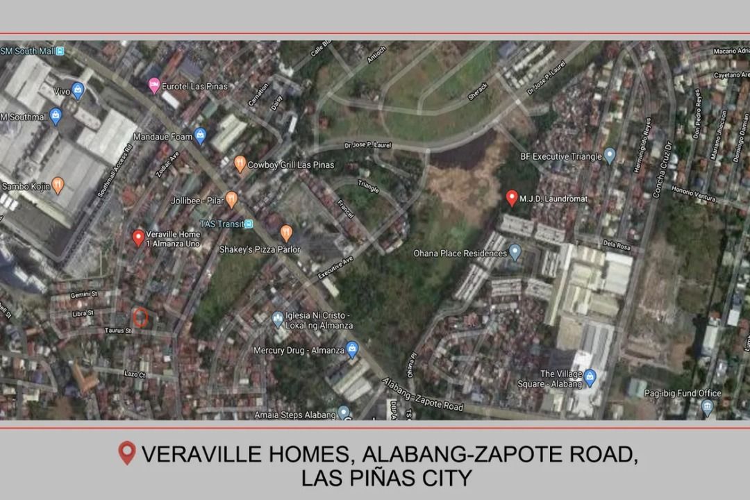 For Rent Apartment Vera Ville Homes, Almanza along Alabang Zapote Road ...