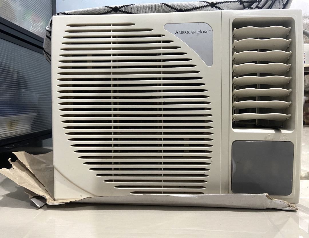 American Home Window Type Aircon (1 HP), TV & Home Appliances, Air Conditioning and Heating on ...