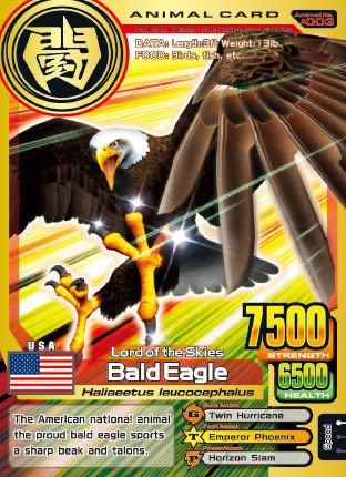 Animal Kaiser Plus Bald Eagle (Gold), Hobbies & Toys, Toys & Games on ...