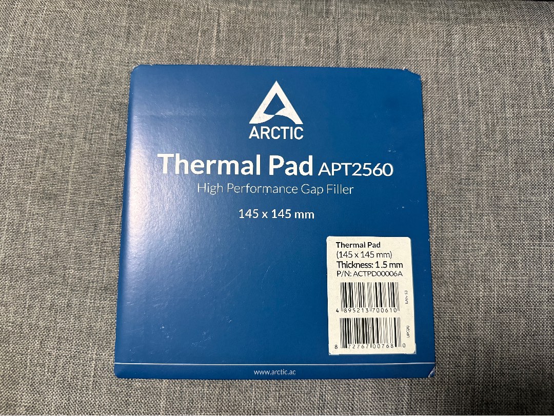 Arctic APT2560 Thermal Pad 145x145mm - High Performance Gap Filler ...