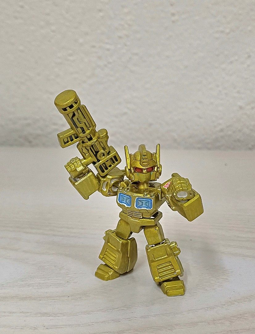 Custom Gold Painted Blokees Transformers Limited Edition Optimus Prime ...