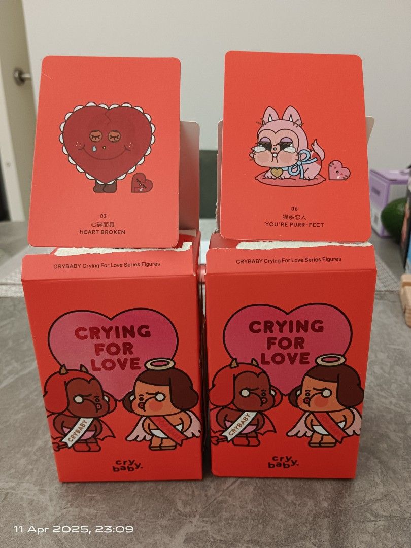 (Clearance) BNIF Crybaby Crying for love series - Heart Brokwn, You're ...