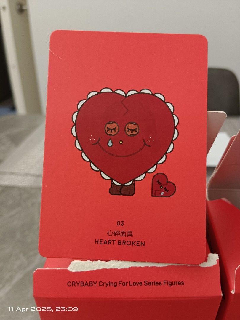 (Clearance) BNIF Crybaby Crying for love series - Heart Brokwn, You're ...