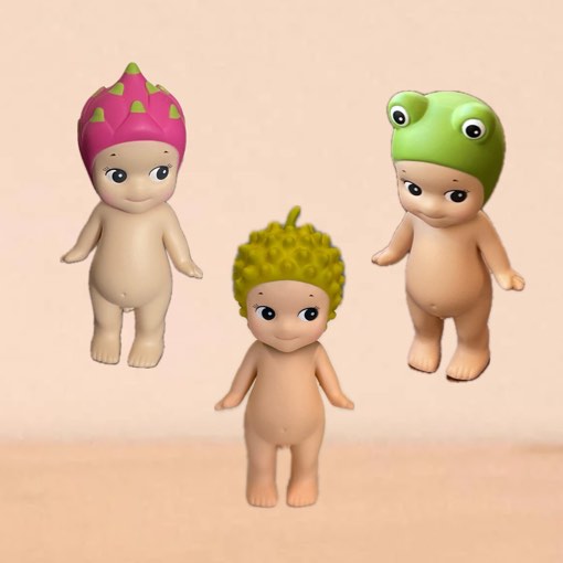 BNIF sonny angels (dragonfruit, frog, durian), Hobbies & Toys, Toys ...