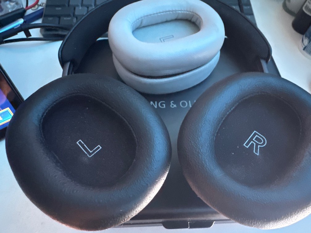 B&O H95 black with new replacement leather ear muff, Audio, Headphones ...