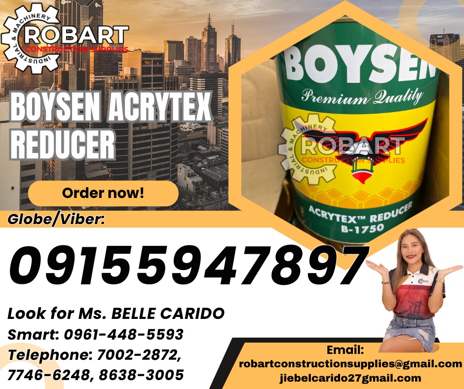 Boysen Acrytex Reducer, Commercial & Industrial, Construction Tools ...