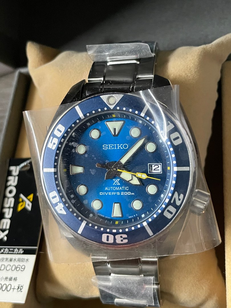 Brand New Seiko Sumo Blue Coral Reef jdm sbdc069, Luxury, Watches on ...