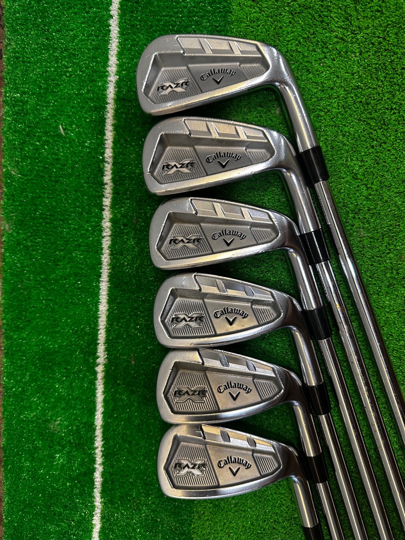CALLAWAY RAZR X FORGED Irons, Sports Equipment, Sports & Games, Golf on ...