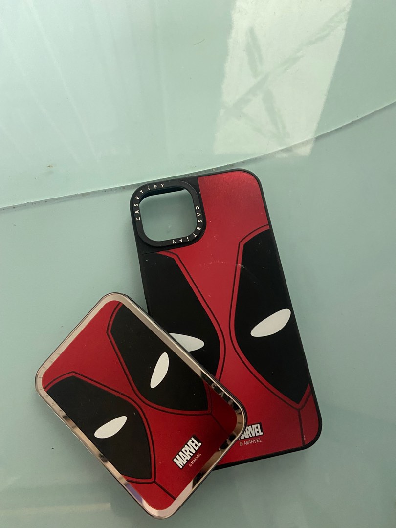 CASETIFY IPhone 13 Deadpool MagSafe 手機殼 連Deadpool磁吸卡套, 手提電話, 電話及其他裝置配件 ...