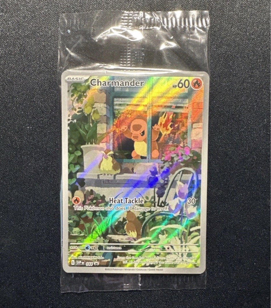 Charmander SVP 004 ETB Promo Pokemon Obsidian Flames, Hobbies & Toys ...