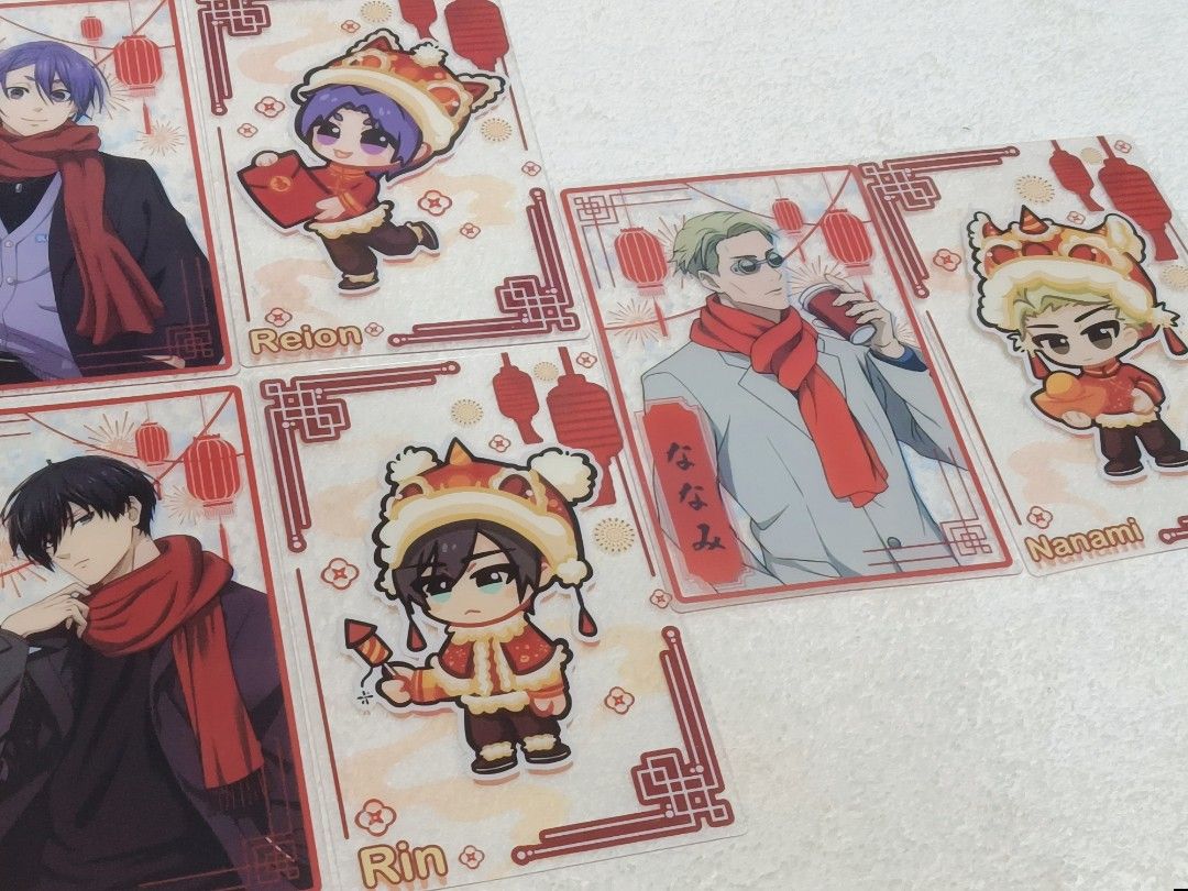 CNY Limited Anime Film Cards Haikyuu Jujutsu Kaisen Blue Lock, Hobbies ...