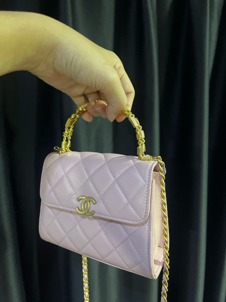 Coco Chanel Mini Pink, Luxury, Bags & Wallets on Carousell