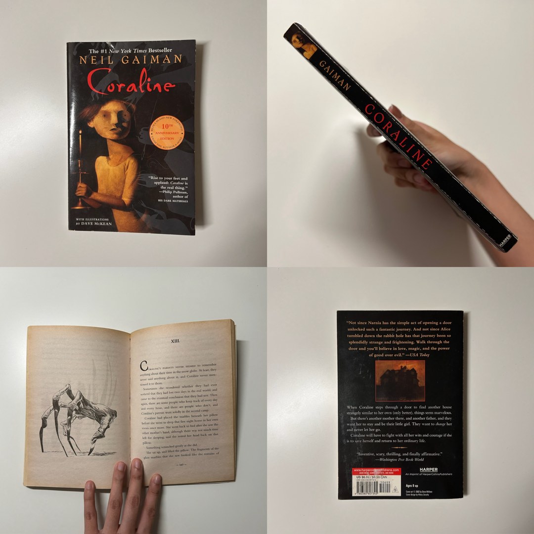 Coraline Book by Neil Gaiman, Hobbies & Toys, Books & Magazines ...
