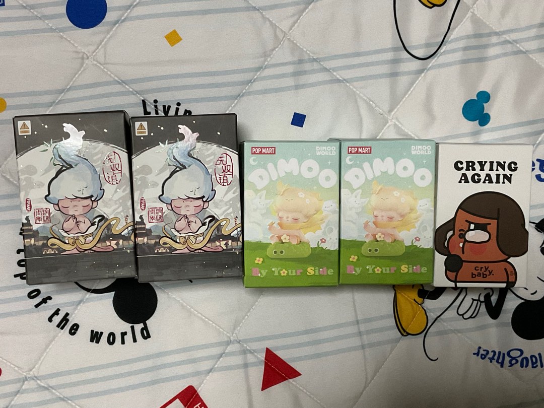 Cry again and Dimoo pop mart 14th anniversary immortal, Hobbies & Toys ...