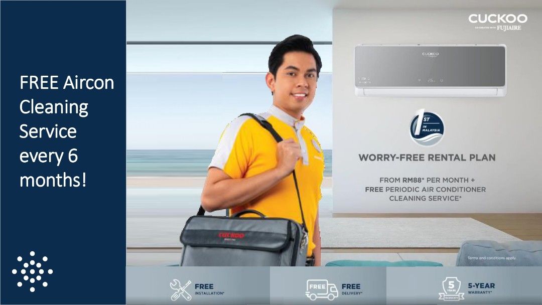 [CUCKOO] Vita-S Inverter Aircond | Monthly Planning | Free Installation ...