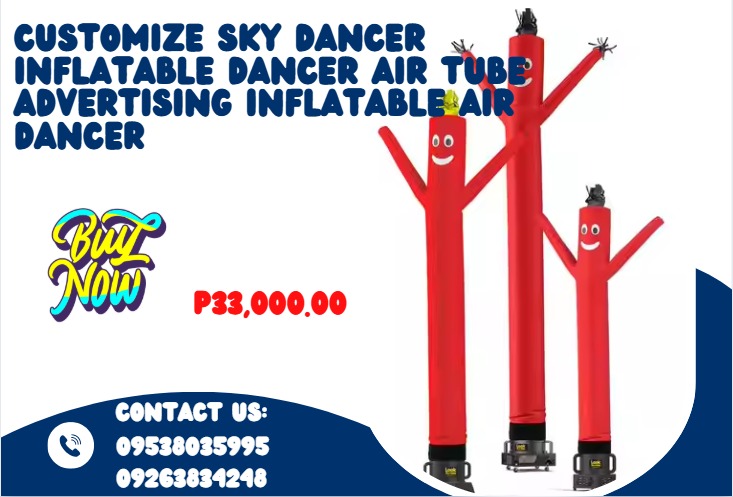 CUSTOMIZE SKY DANCER INFLATABLE DANCER AIR TUBE ADVERTISING INFLATABLE ...
