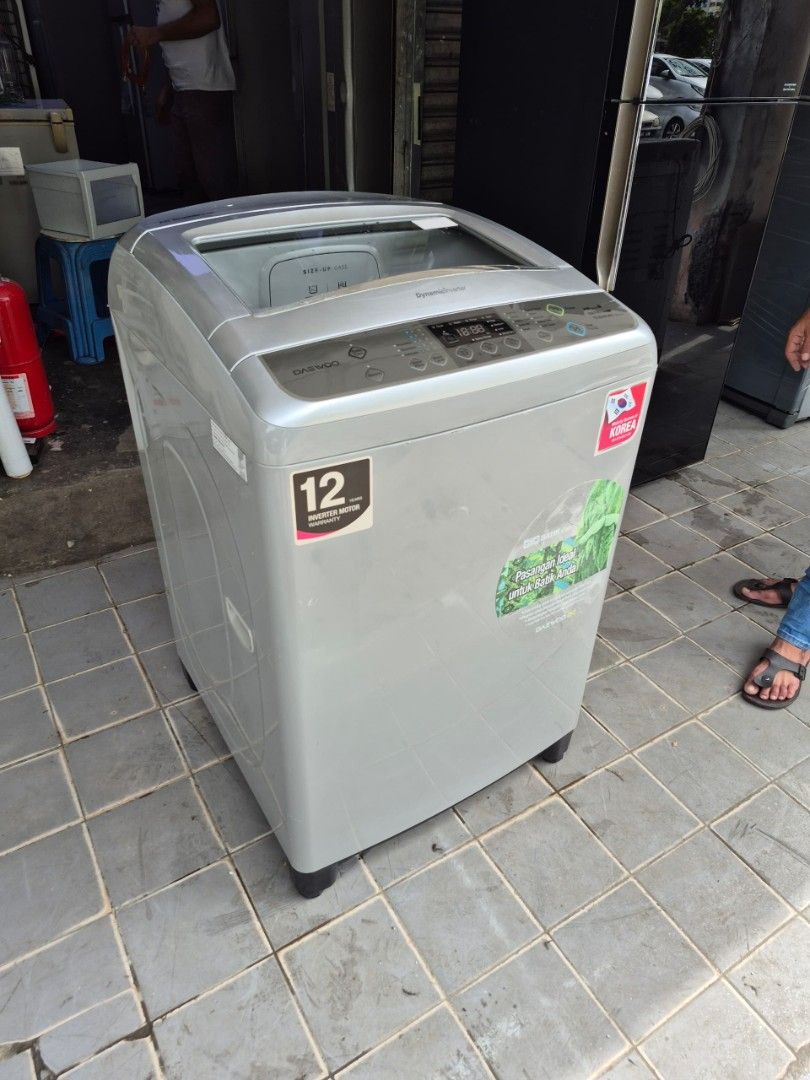 Daewoo Inverter 14kg Washing Machine, TV & Home Appliances, Washing ...