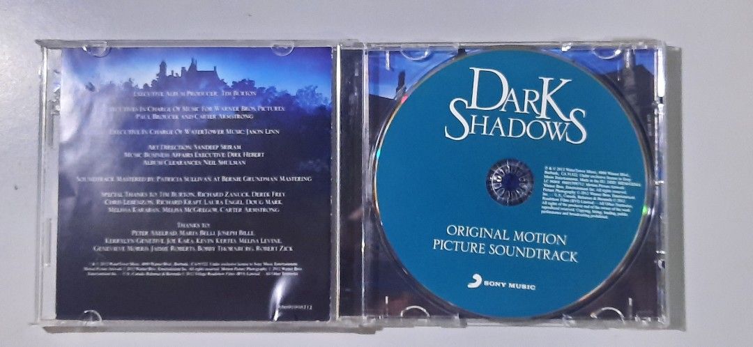Dark Shadows 2012 Original Motion Picture Soundtrack OST CD Album Music ...