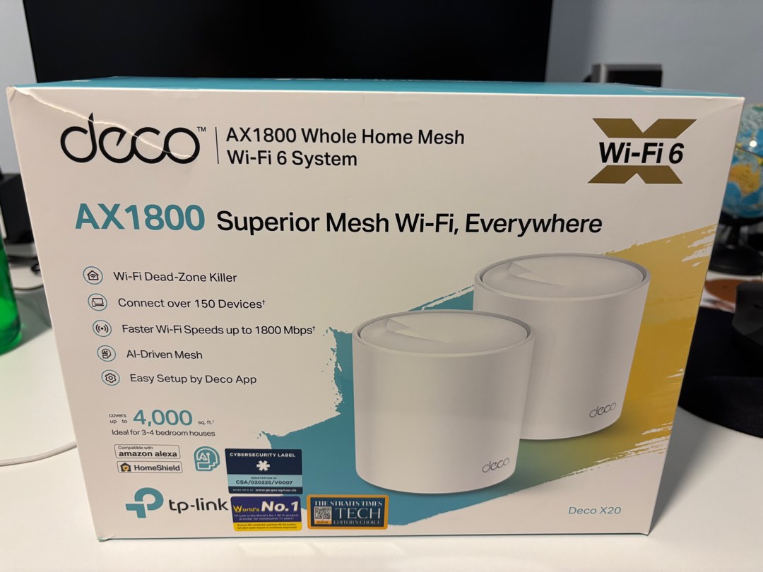 Deco AX1800 x2, Computers & Tech, Parts & Accessories, Networking on ...