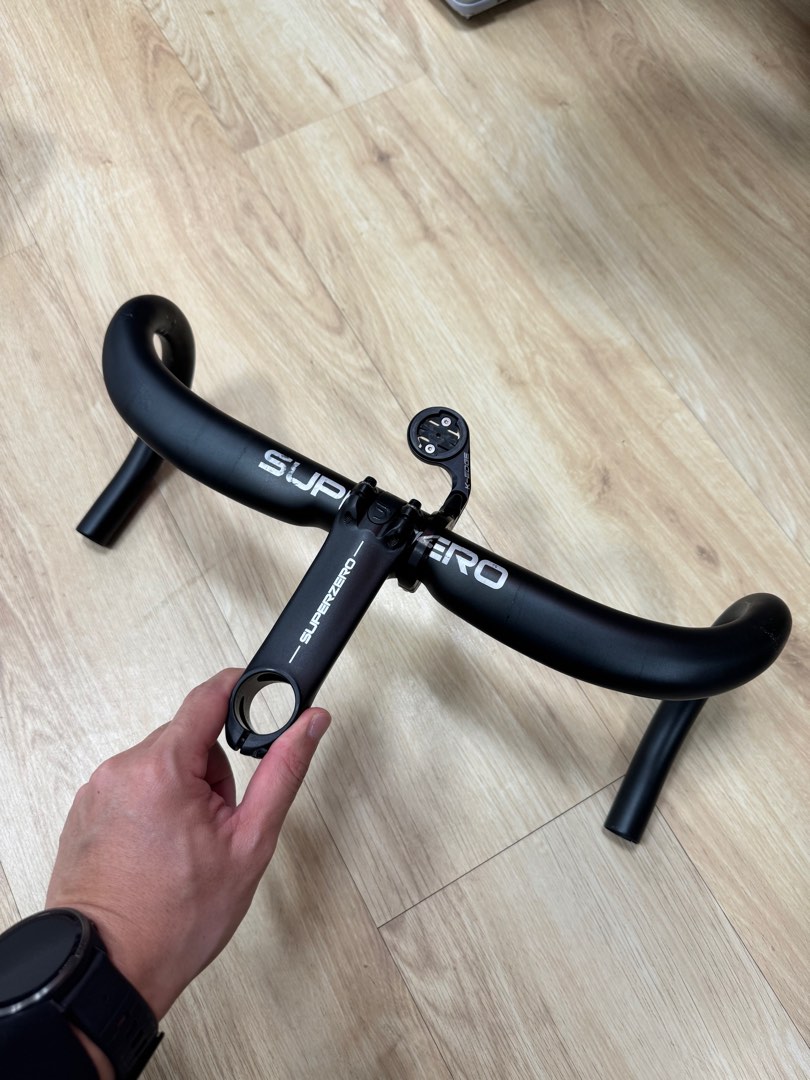 Deda drop bar and stem 鵝頸 superzero, 運動產品, 單車及配件, 單車 - Carousell