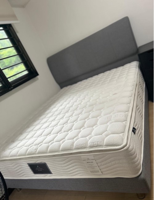 De Rucci Queen Size Mattress (BEDFRAME INCLUDED), Furniture & Home ...