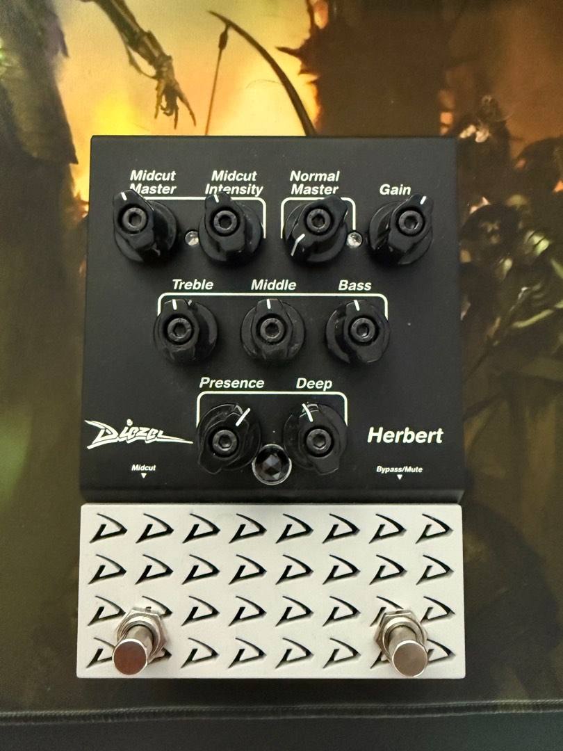 Diezel Herbert Preamp pedal, Hobbies & Toys, Music & Media, Music ...