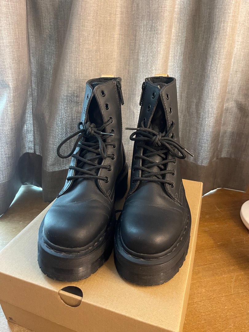 Dr Martens vegan jadon ii mono platform boots, Women's Fashion, Footwear, Boots on Carousell