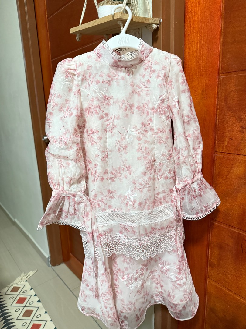 Edra Desire Elsa Kids Kurung, Babies & Kids, Babies & Kids Fashion on ...