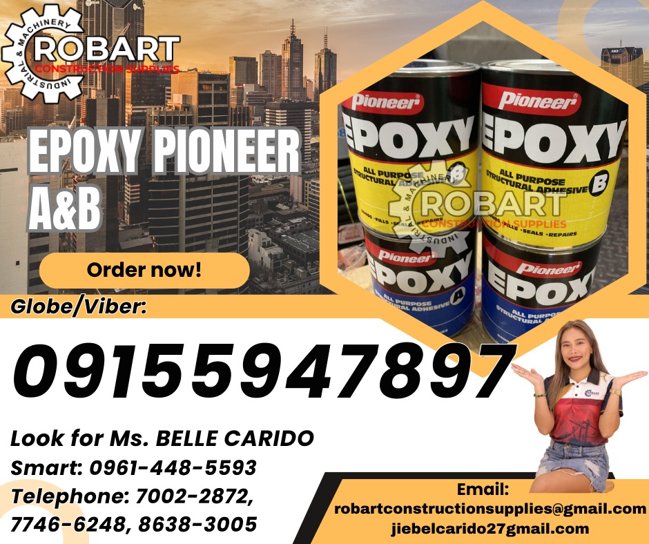 Epoxy Pioneer A&B All purpose structural adhesive, Commercial ...