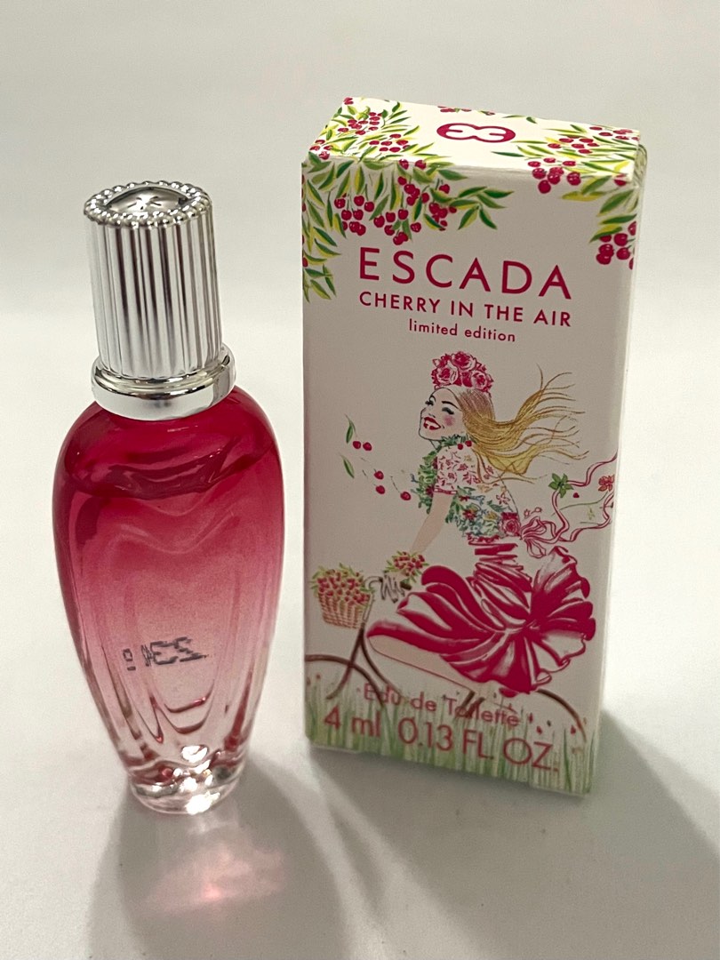 Escada Cherry in the Air Miniature Perfume 4ml, Beauty & Personal Care ...