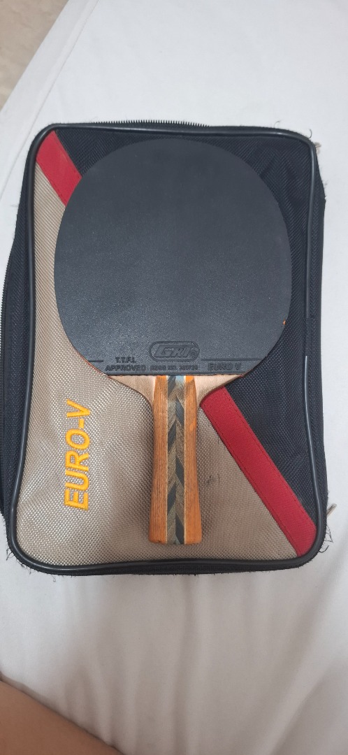 Euro-V GKI Table tennis racket, Sports Equipment, Sports & Games ...