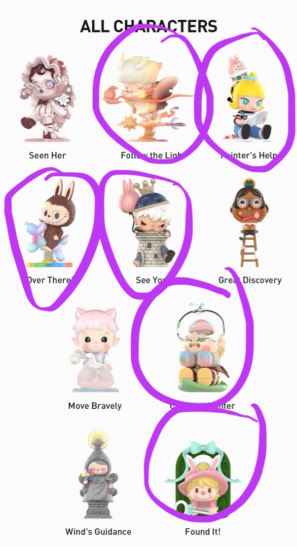 [WTS/WTT] Finding Mokoko - Dimoo, Hirono, Labubu, Molly, Pinojelly ...