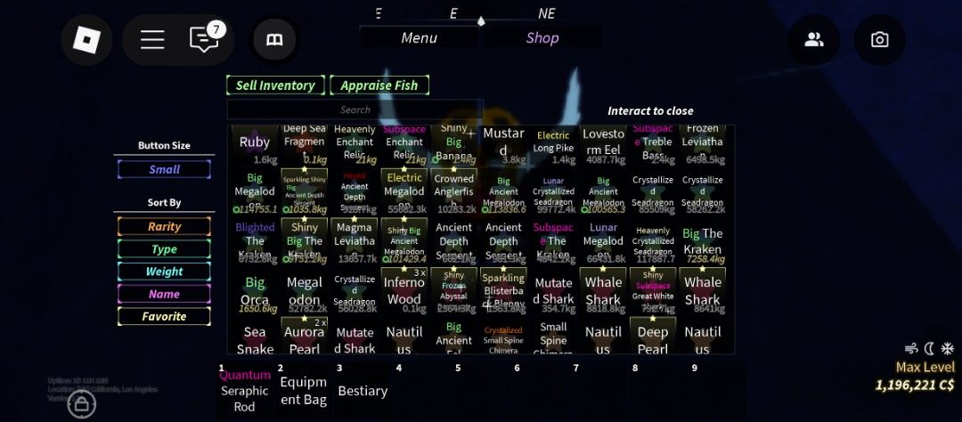 Fisch Max Level Account, Video Gaming, Video Games, Others on Carousell